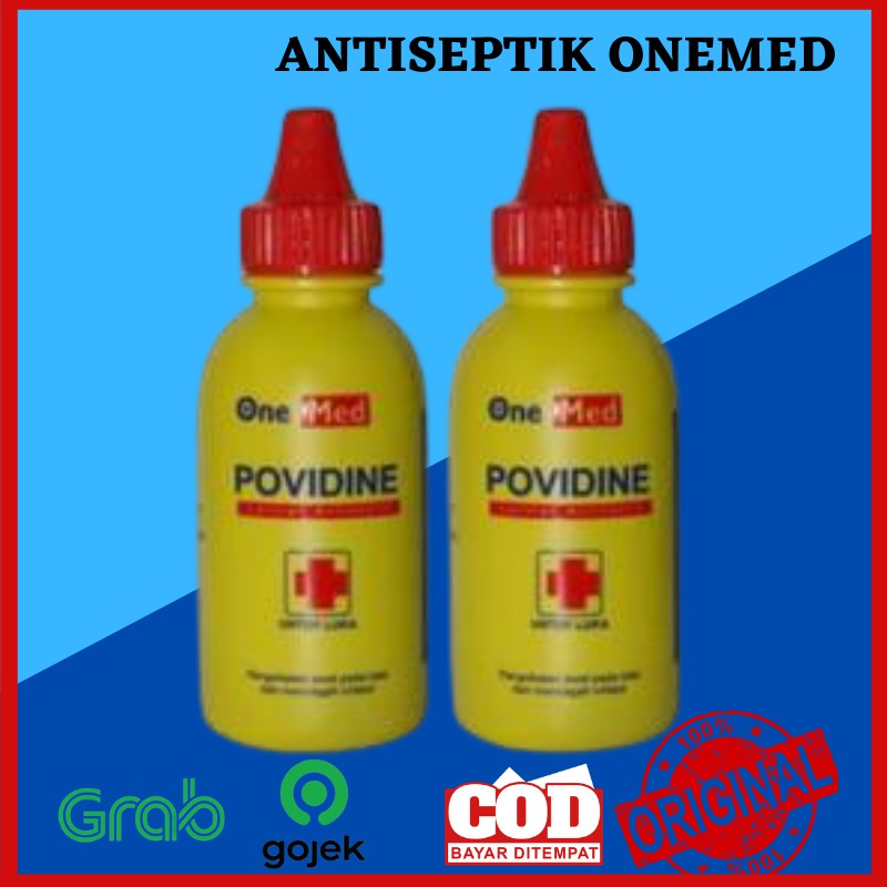 Jual Onemed Antiseptik Cair 60ml Obat Merah Povidone Iodine Ecodine ...
