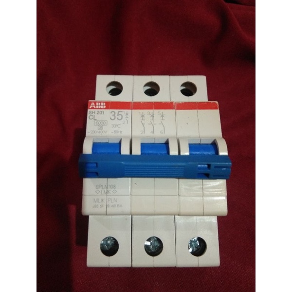 Jual mcb ABB 3phase 35a modifikasi | Shopee Indonesia