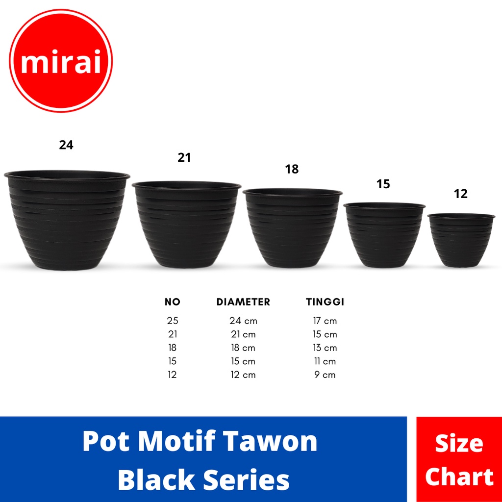 Jual Paket Hemat 1 kg Mirai Pot Bunga Plastik Motif Tawon Hitam Grosir | Shopee Indonesia