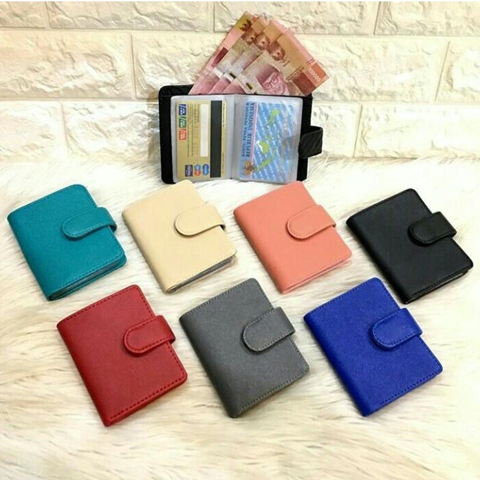 Jual DOMPET LIPAT KARTU KANCING - Dompet Lipat Kartu Mini | Shopee ...