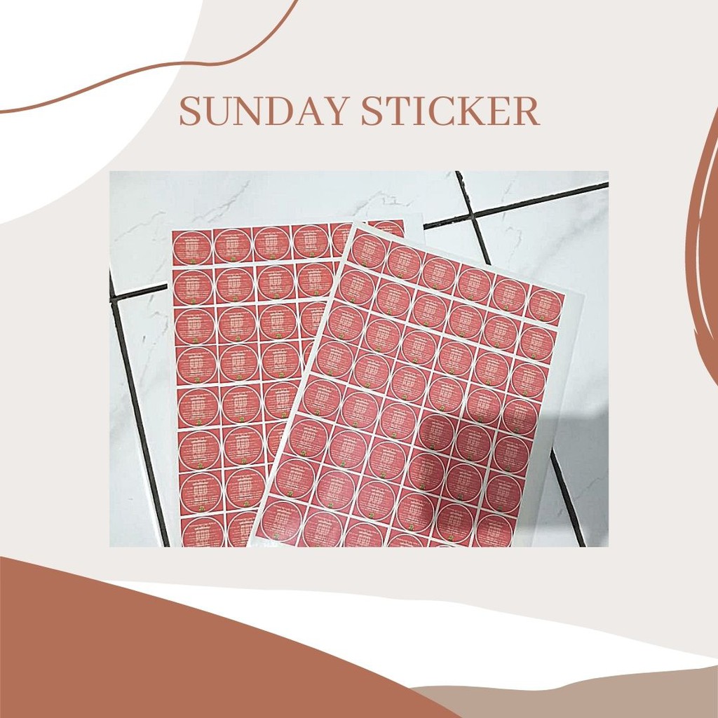 Jual Cetak & Print Stiker Sticker Chromo Glossy/Sticker Hvs Label Logo ...