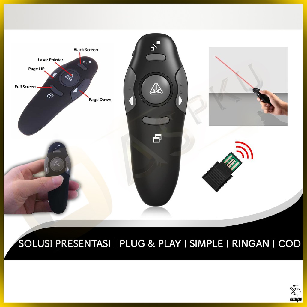 Jual Wireless Laser Pointer / Presentasi / Sidang / Rapat / Meeting ...