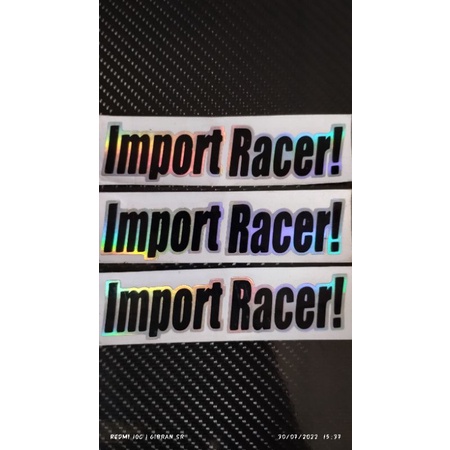 Jual STICKER IMPORT RACING,STICKER RACING CUTTING | Shopee Indonesia