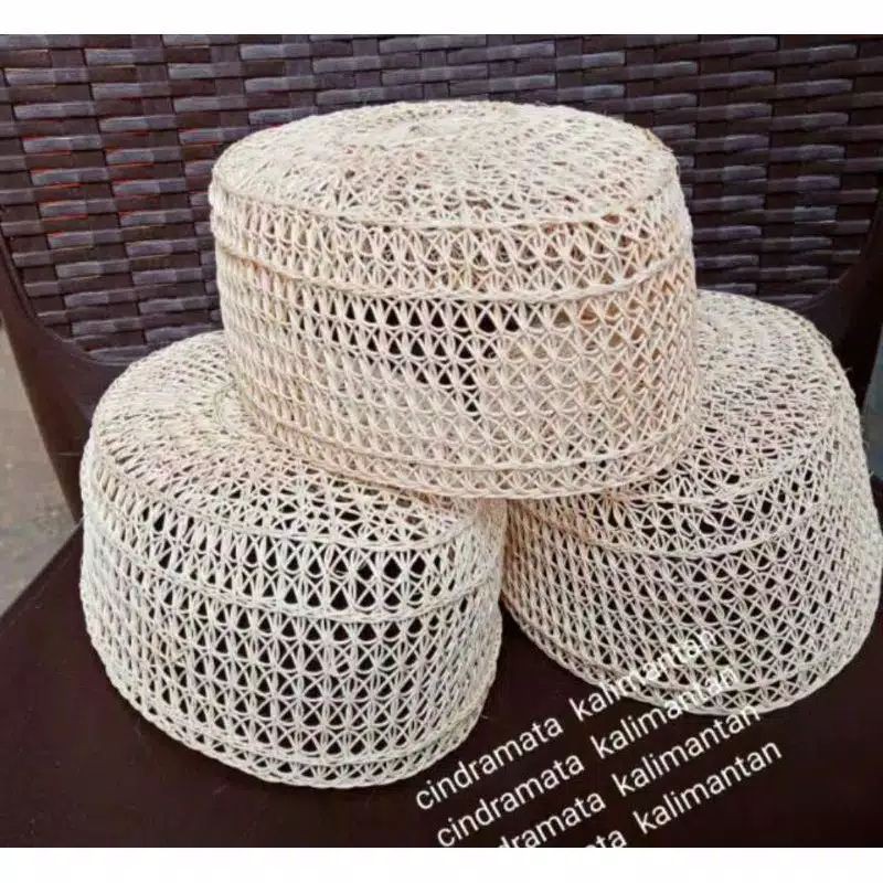 Jual Peci Rotan gusdur khas kalimantan rotan/akar jangang | Shopee ...