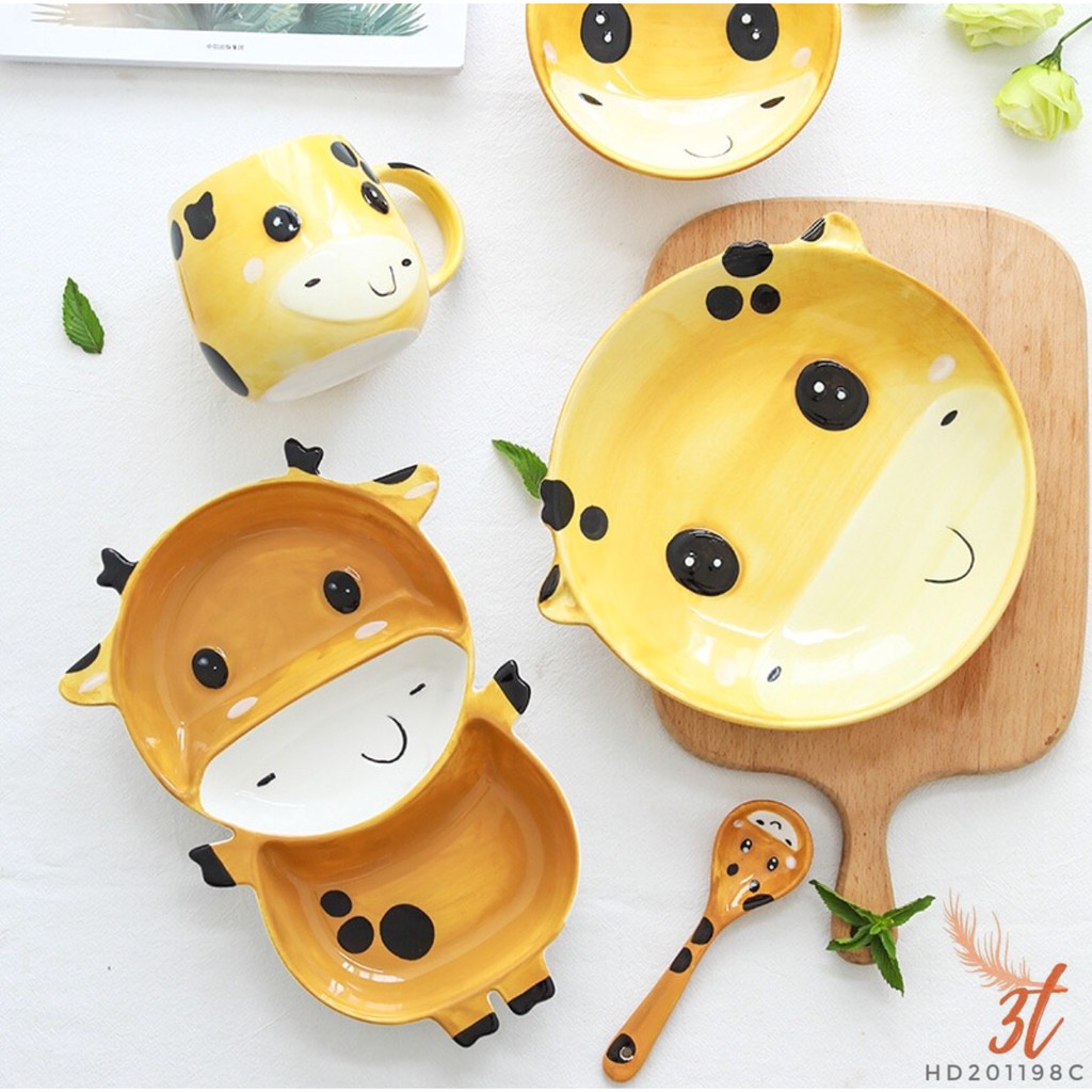 Jual Ixxie ceramic tableware / mangkok / piring anak lucu / piring lucu ...