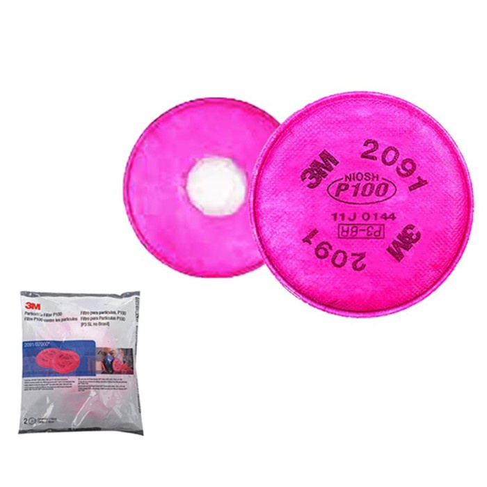 Jual 3M Particulate Filter 2091 P100 Original | Shopee Indonesia