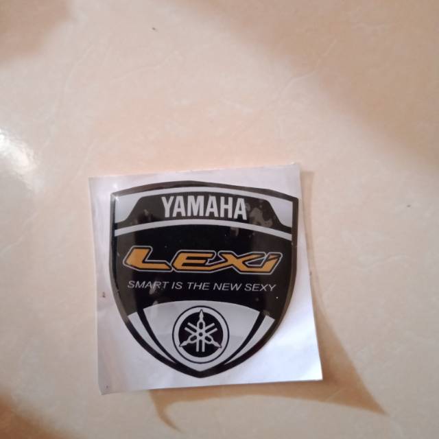 Jual Stiker Emblem Timbul Visor Logo Yamaha Lexi | Shopee Indonesia