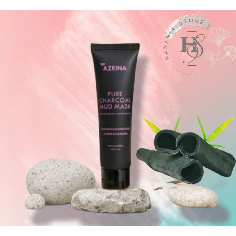 Jual Azrina Pure Charcoal Mud Mask | Masker Komedo Azrinabeauty ...