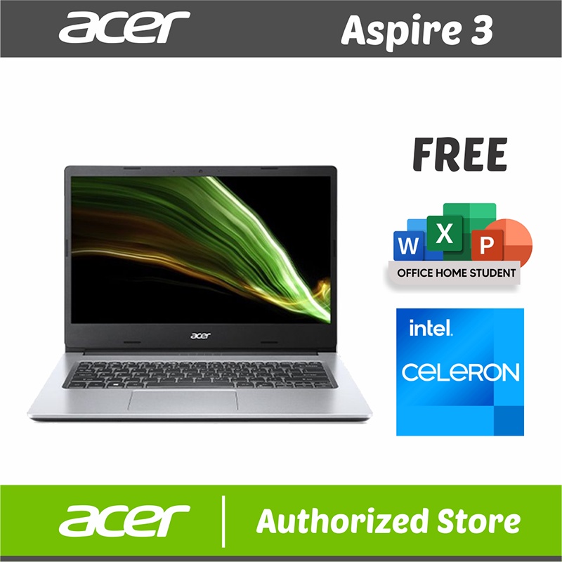 Jual ACER ASPIRE 3 A314-35 N5100 4GB 256GB SSD UMA 14" W11 OHS21 ...