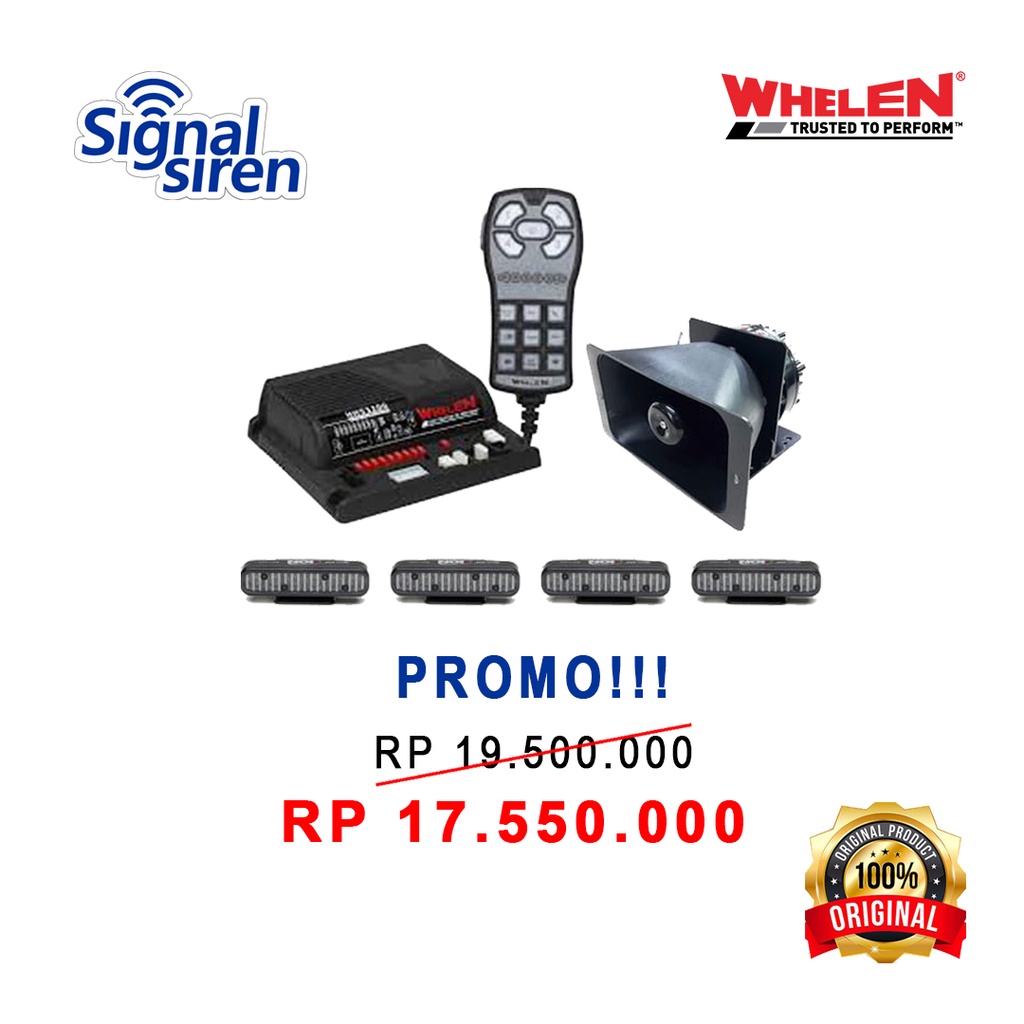 Jual PAKET INSTALASI WHELEN HHS3200 + WHELEN SA340TS + WHELEN ION ...