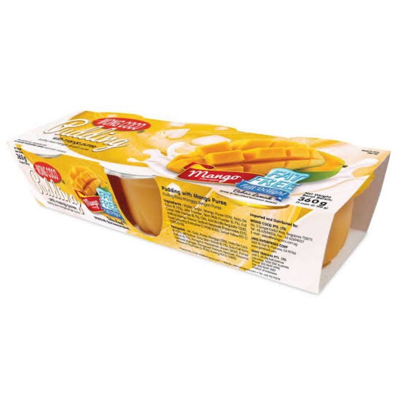 Jual Wong Coco Pudding rasa MANGO banded isi 3 cups (Exp: MEI 2022 ...