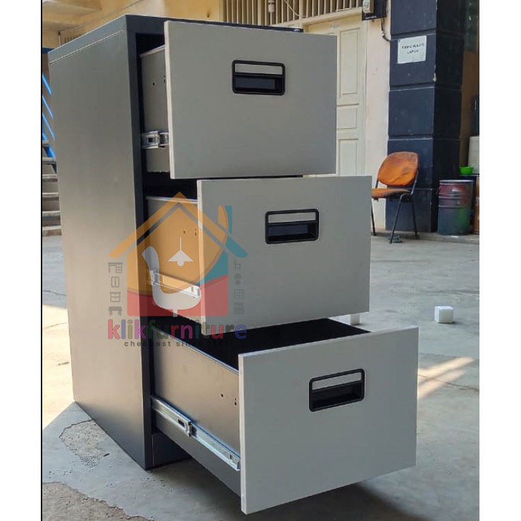 Jual Filing Cabinet Besi 3 Susun 3 Laci AKD3 | Shopee Indonesia