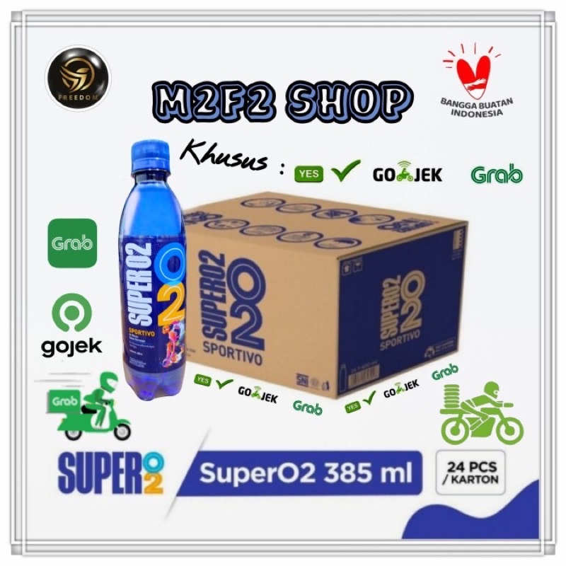 Jual Air De Mineral Oksigen Super O2 Sportivo - 385 ml Kemasan Karton ...