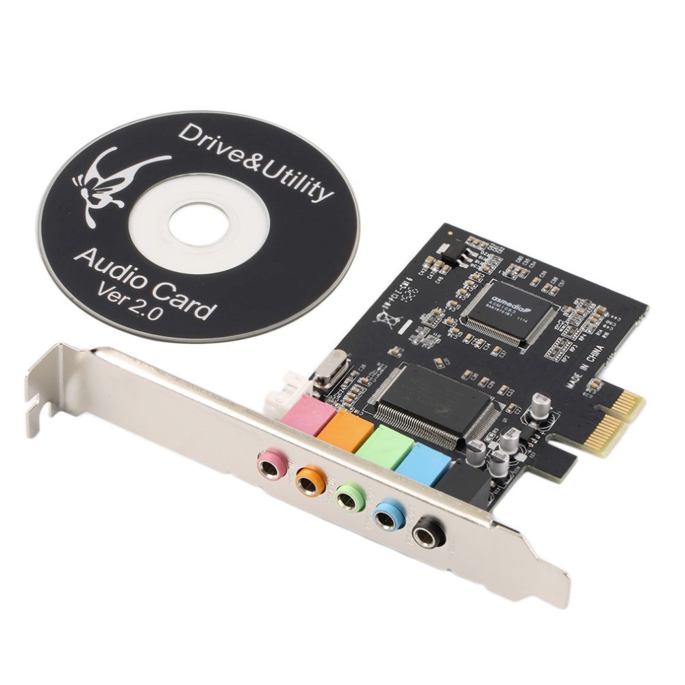 Jual Pcie Sound Card 5.1 Ch CMI8738 PCI Express Soundcard | Shopee ...