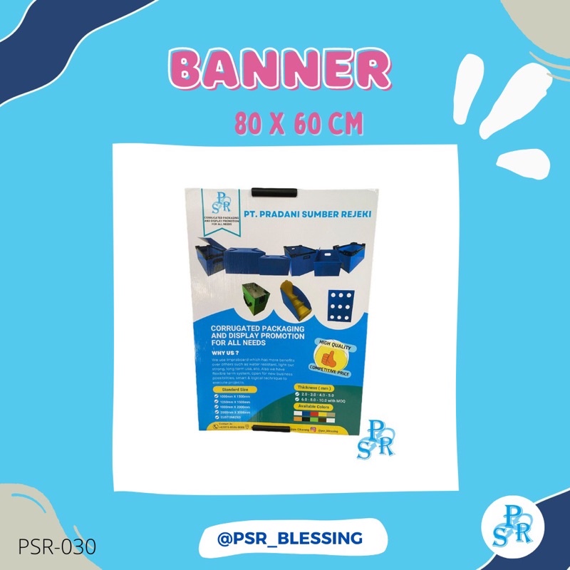 Jual PSR BANNER IMPRABOARD / PP BOARD | Shopee Indonesia