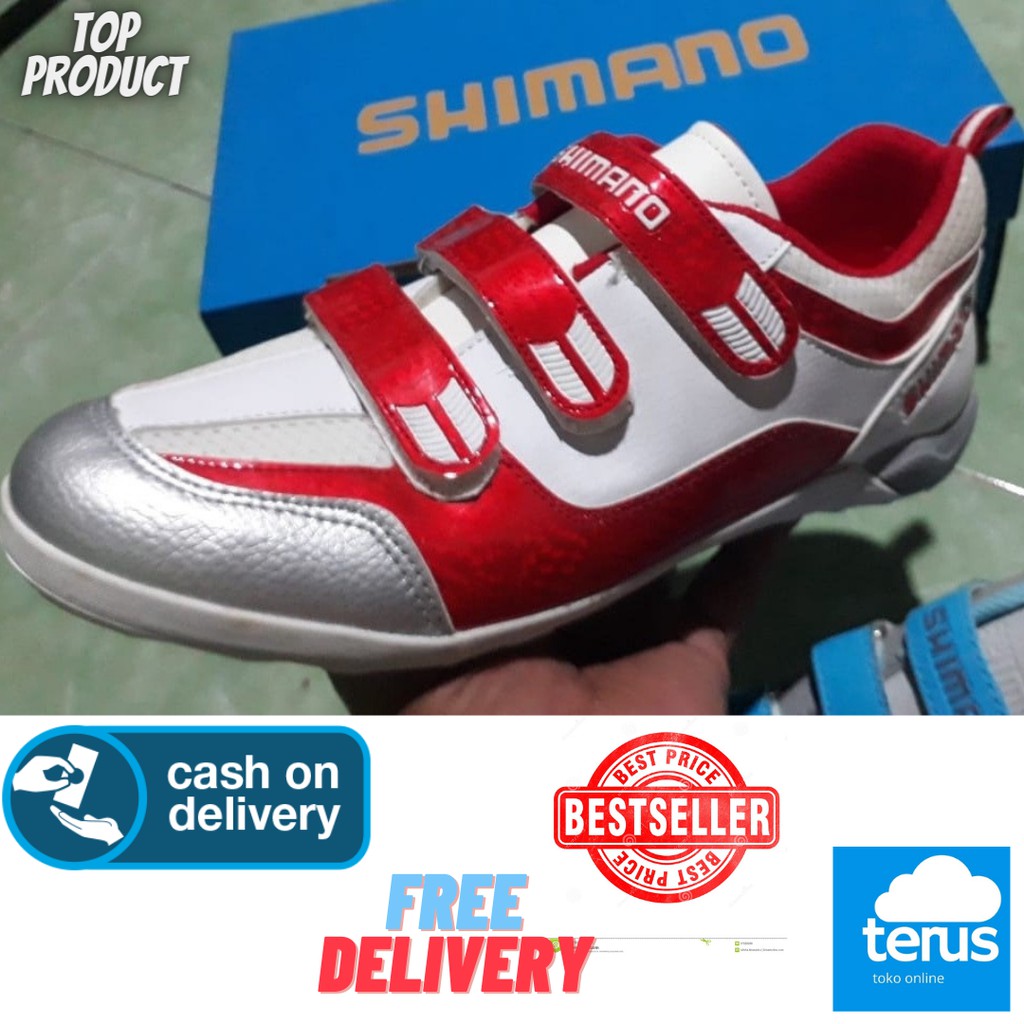 Jual NEW SHIMANO SEPATU SEPEDA GOWES MTB ROADBIKE GUNUNG FIXIE Pria ...
