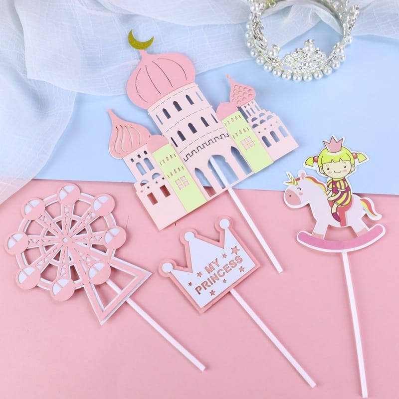 Jual Toper Cake Princess Castle Set | Hiasan Kue Ulang Tahun Istana ...