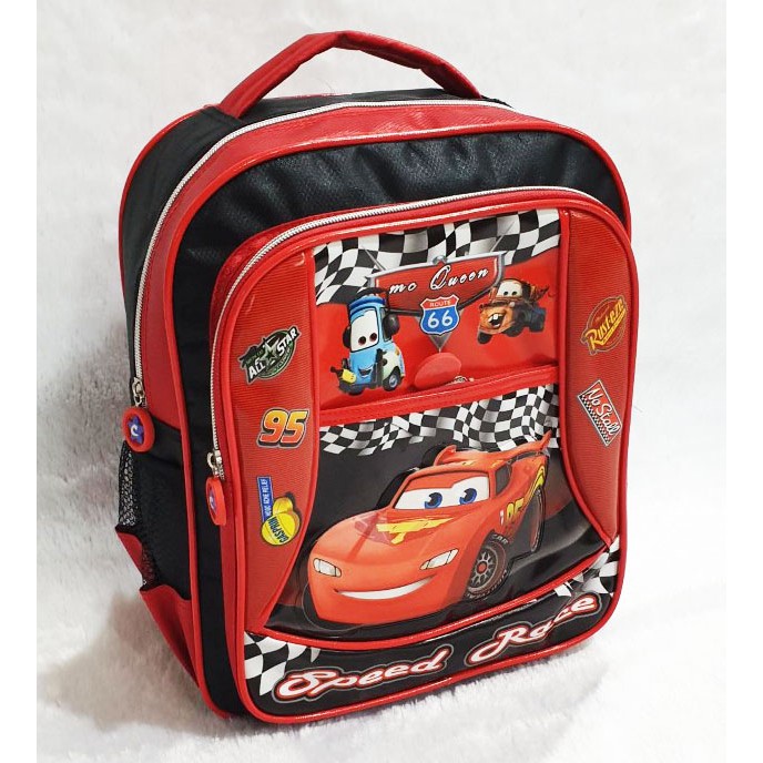 Jual Tas Ransel Anak Sekolah TK Atau PG Gambar Cars Mobil Merah Soft ...
