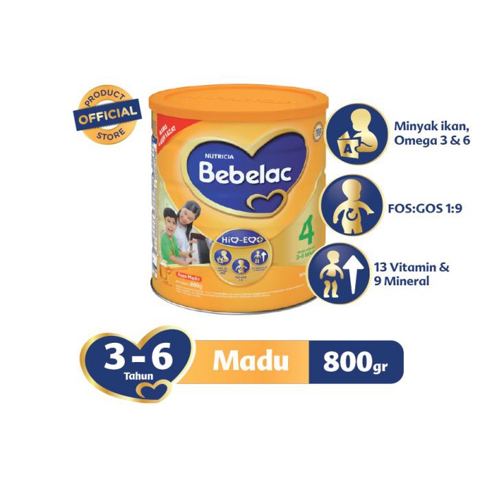 Jual Bebelac 4 Madu 800 gr Susu Formula Pertumbuhan | Shopee Indonesia