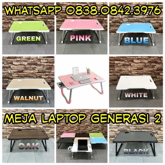 Jual Meja Laptop Lipat Laci/Meja Laptop/Meja Lesehan Portable/Meja ...