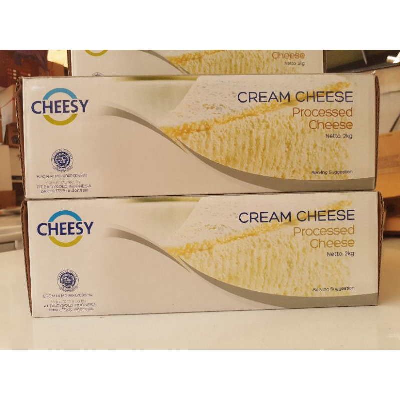 Jual cream cheese cheesy 1 kg (950gr) | Shopee Indonesia