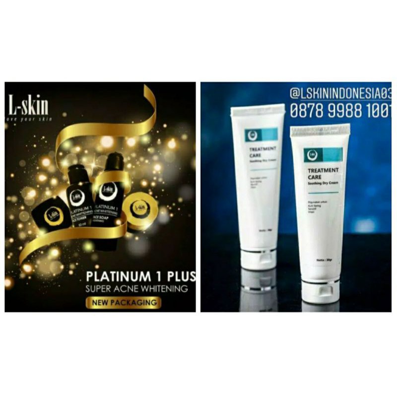 Jual Lskin Platinum 1 Plus + Soothing Cream | Shopee Indonesia