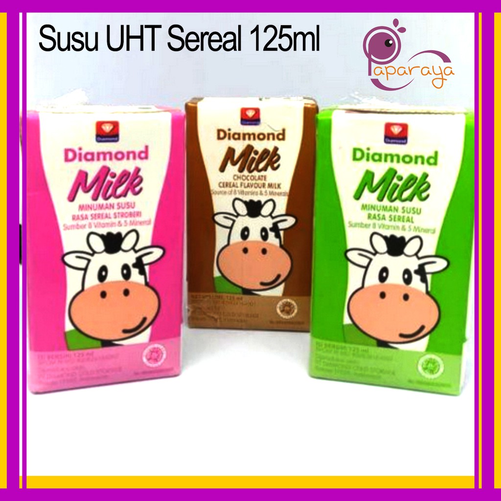 Jual Diamond Susu Sereal All Varian 125 ml per karton 40 pcs | Shopee Indonesia
