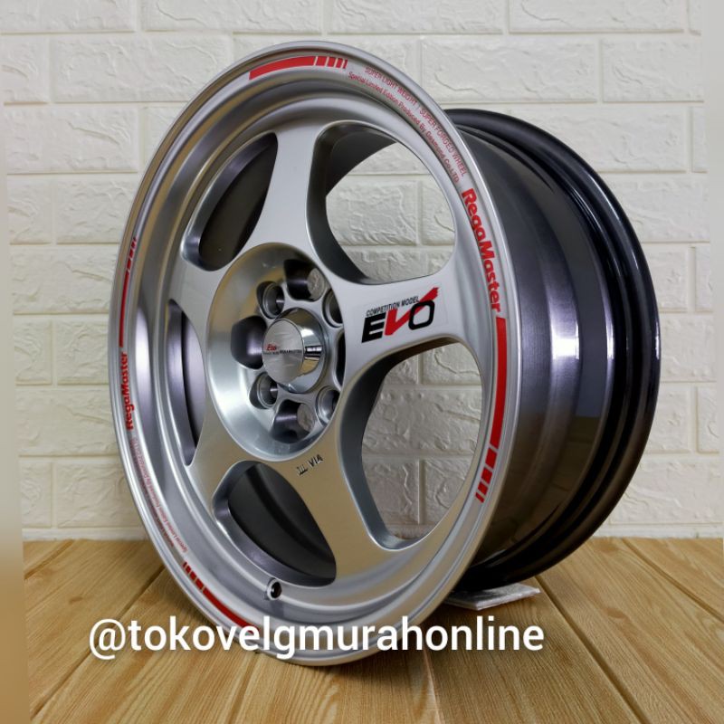 Jual Tvmo Velg Mobil Ring 15 Hole 4 Regamaster Evo Hyper Silver (4pcs ...