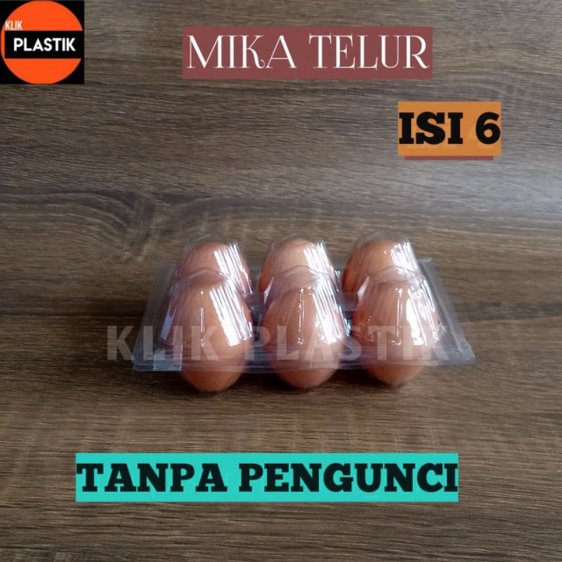 Jual ISI 50PCS MIKA TELUR ISI 6/EGG TRAY/TEMPAT TELUR ASIN | Shopee ...