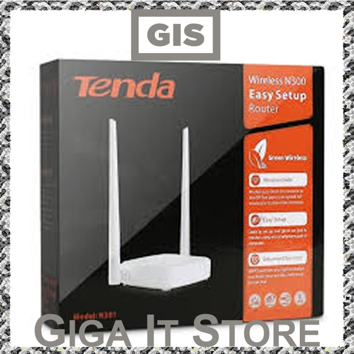 Jual Tenda N301 Wireless N300 Easy Setup Router | Shopee Indonesia