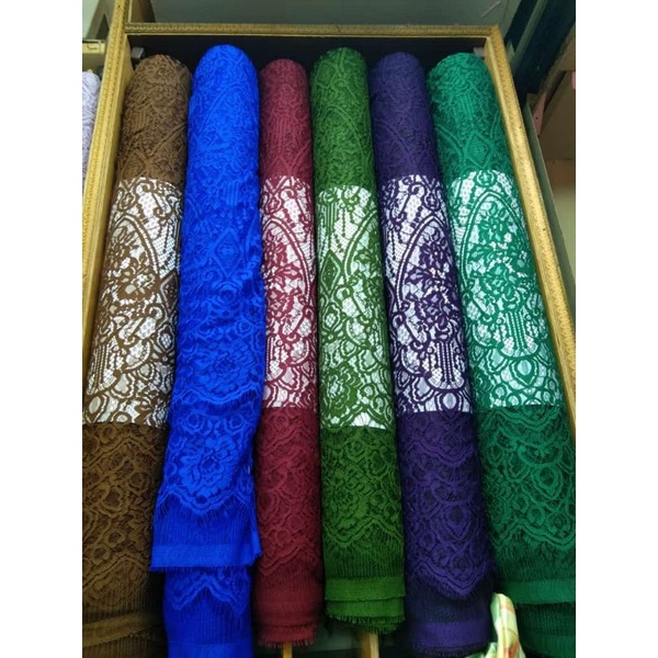 Jual BAHAN BROKAT FRANCIS(POTONGAN/PANEL)KAIN BROKAT SEMIFRANCIS GRADE ...