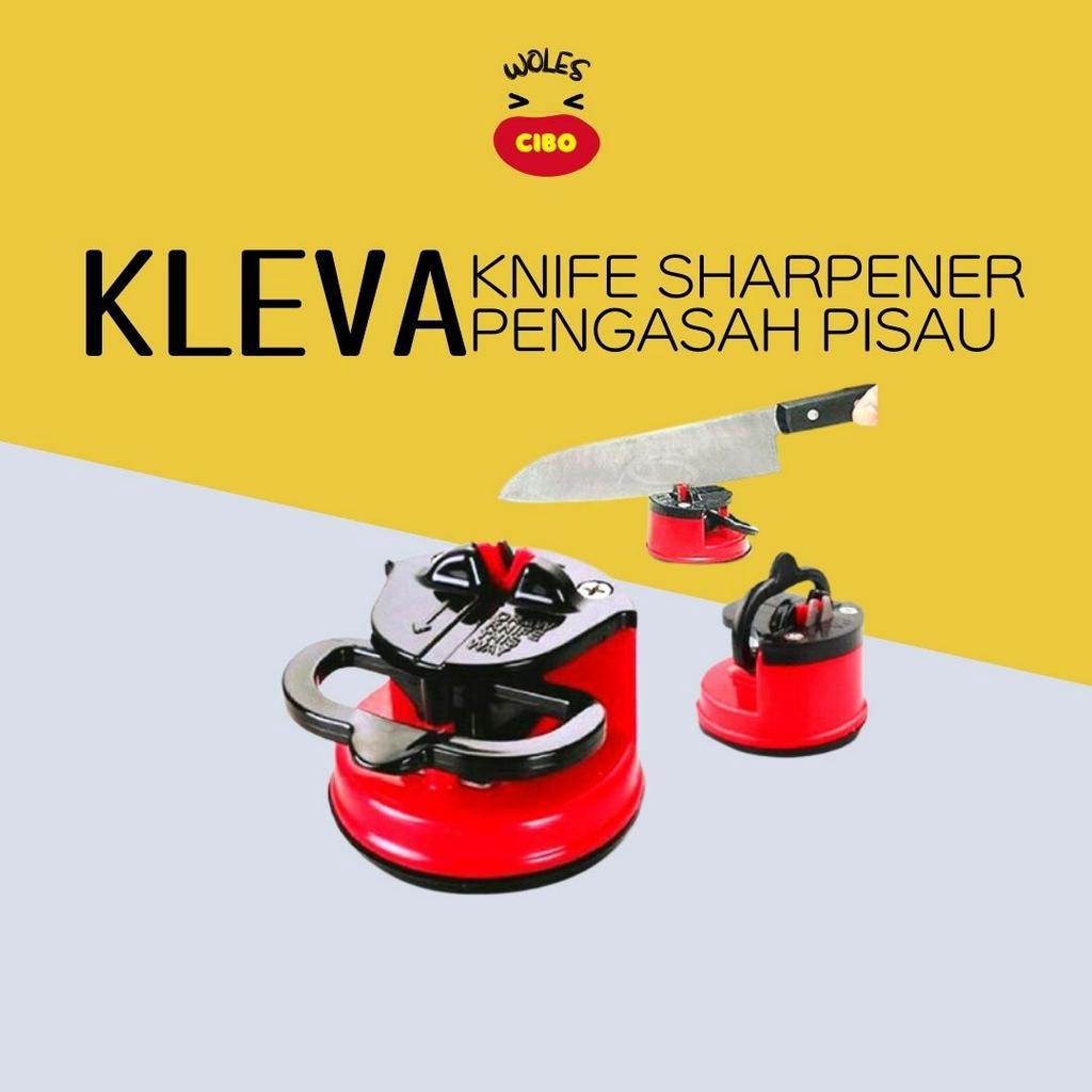 Jual Kleva Sharp Alat Pengasah Pisau Suction Pad Knife Sharpener ...