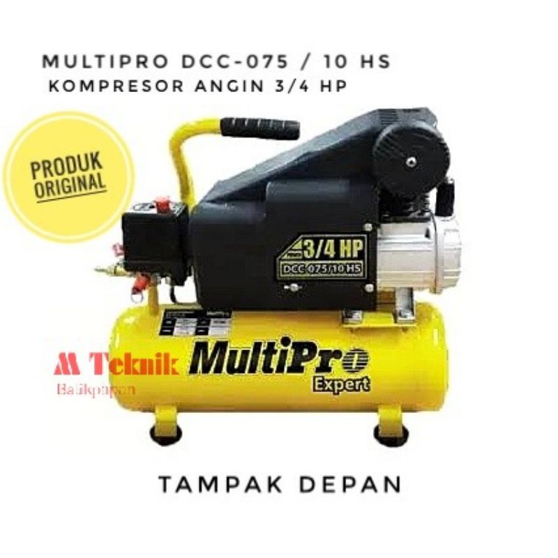 Jual Kompresor listrik Angin Multipro DCC 075 / 10 HS multipro dcc075 ...