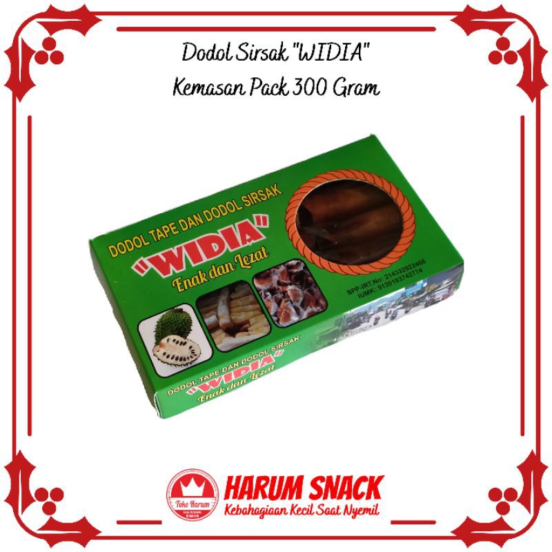 Jual DODOL SIRSAK WIDIA PACK 300 Gram [Harum Snack Official] CEMILAN ...