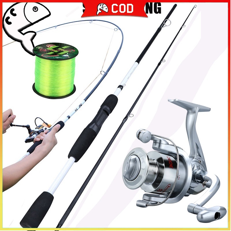 Jual Sougayilang 2 Bagian /3 Bagian Joran Pancing spinning/Casting Rod ...