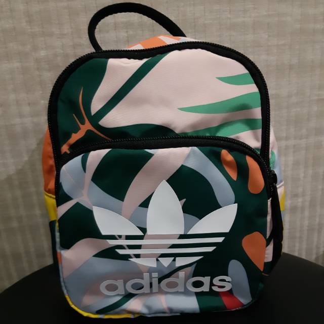 Jual Adidas mini backpack floral (ready) | Shopee Indonesia