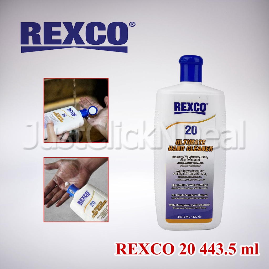 Jual Rexco 20 443.5 ml Sabun Tangan Pembersih Oli Minyak Gemuk Ultimate ...