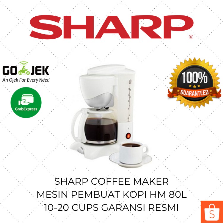 Jual Sharp Coffee Maker HM 80L / Alat Pembuat Kopi Listrik Murah ...