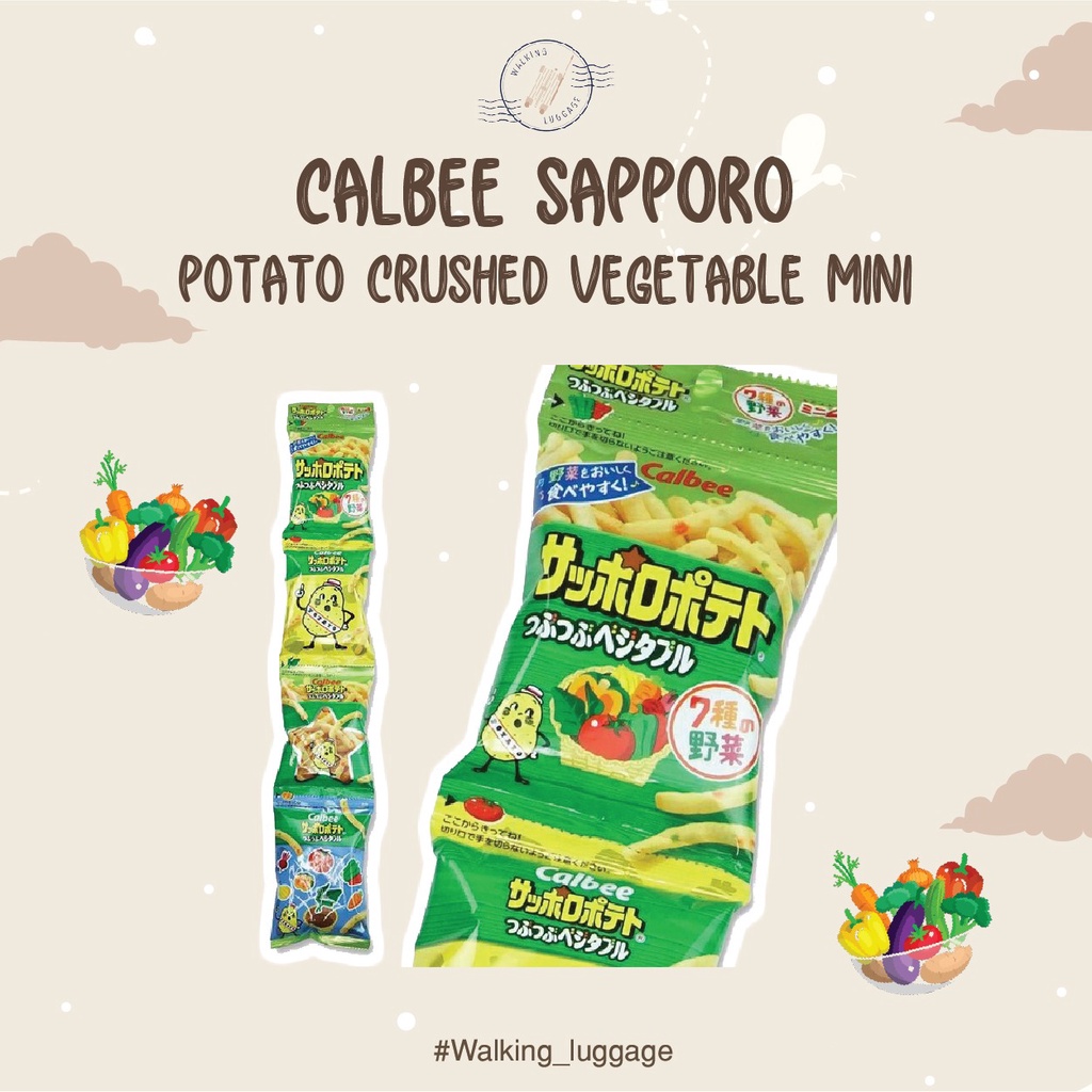 Jual Calbee Sapporo Potato Crushed Vegetable Mini | Shopee Indonesia
