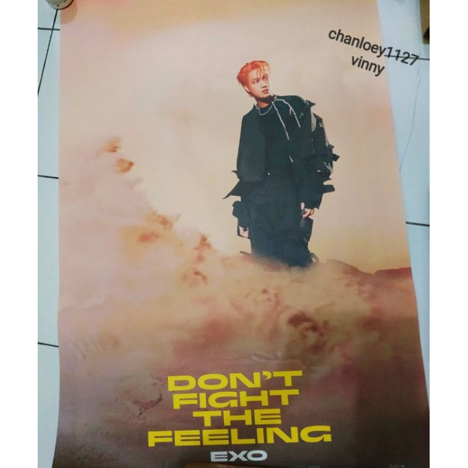 Jual POSTER KAI OFFICIAL ALBUM DON'T FIGHT THE FEELING DFTF | Shopee ...