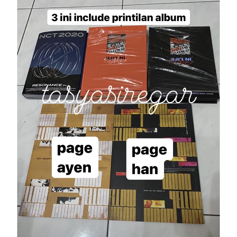 Jual STRAY KIDS & NCT RESONANCE ALBUM ONLY (in life + reso ada ...