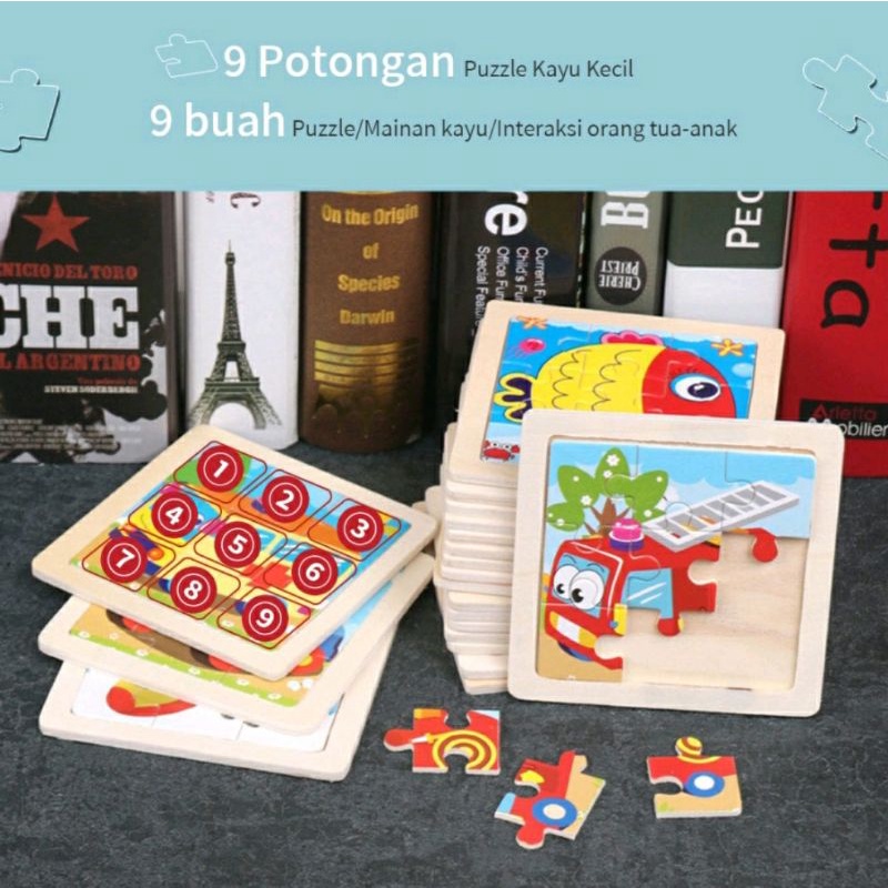Jual mainan edukasi puzzle/puzzle kayu hewan mainan edukasi puzzle anak ...