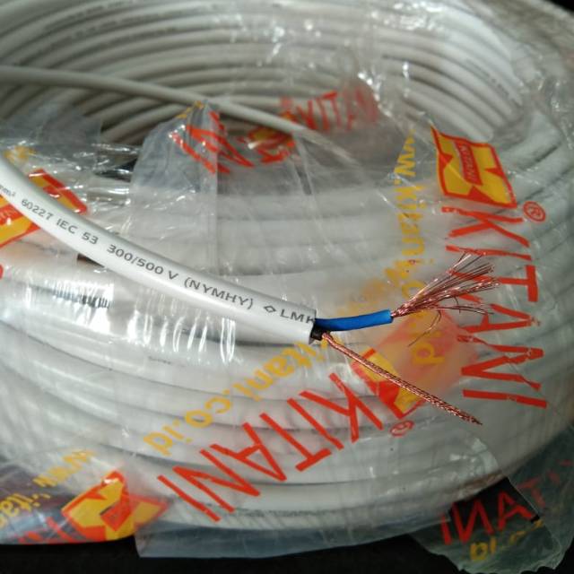 Jual Kabel Listrik Serabut NYMHY Kitani 2x0.75 (Harga per meter / Meteran / Potongan) | Shopee ...