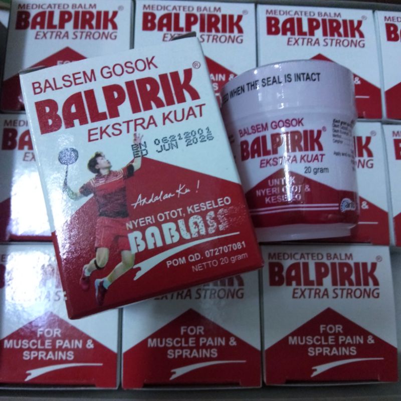 Jual Balpirik Merah Balsem Gosok extra kuat 20 gram | Shopee Indonesia