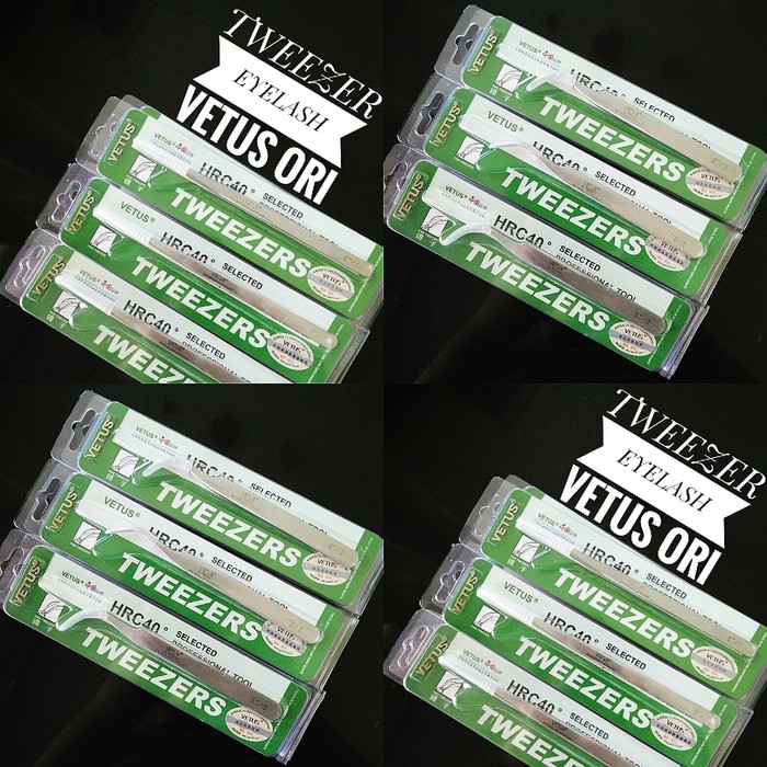 Jual TWEEZER VETUS ORI STAINLESS (eyelash extension pinset) | Shopee ...