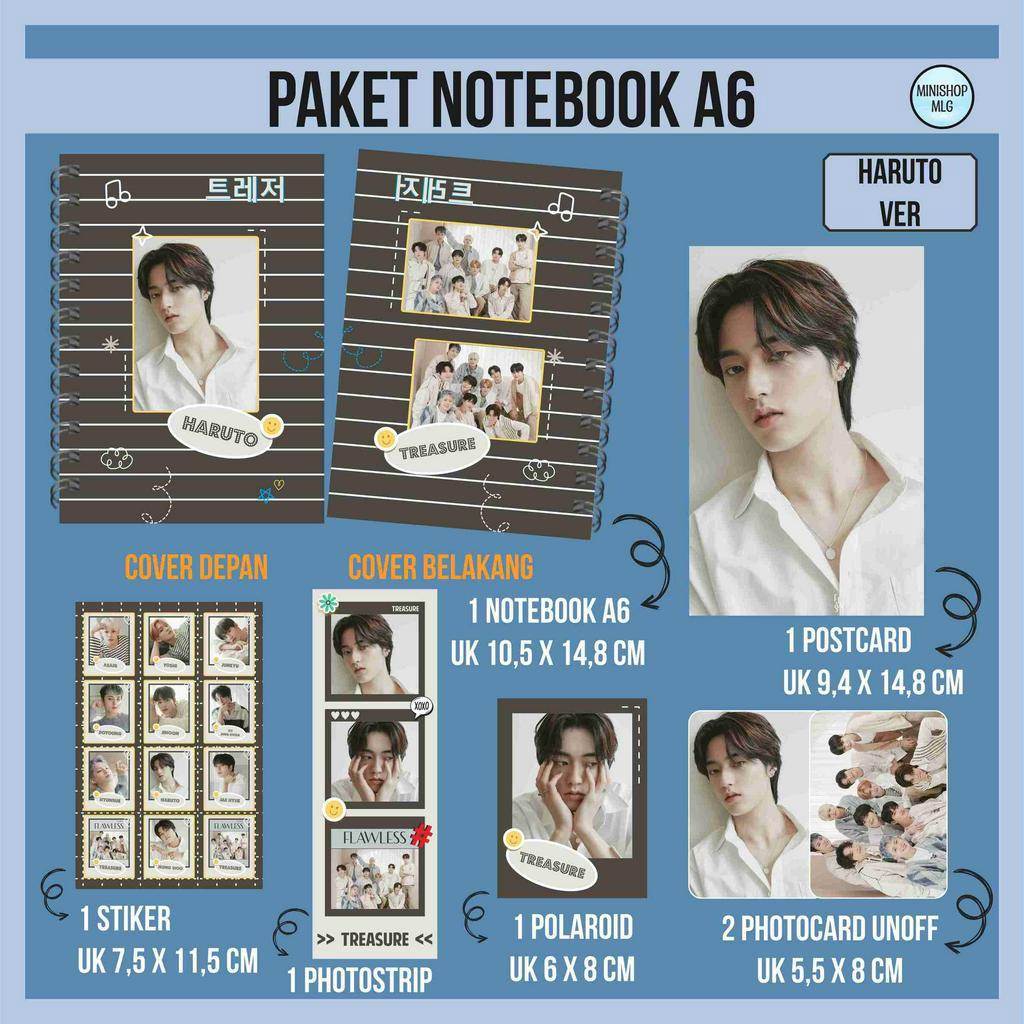 Jual PAKET HEMAT NOTEBOOK TREASURE - FANKIT NOTEBOOK A6 TREASURE X ...