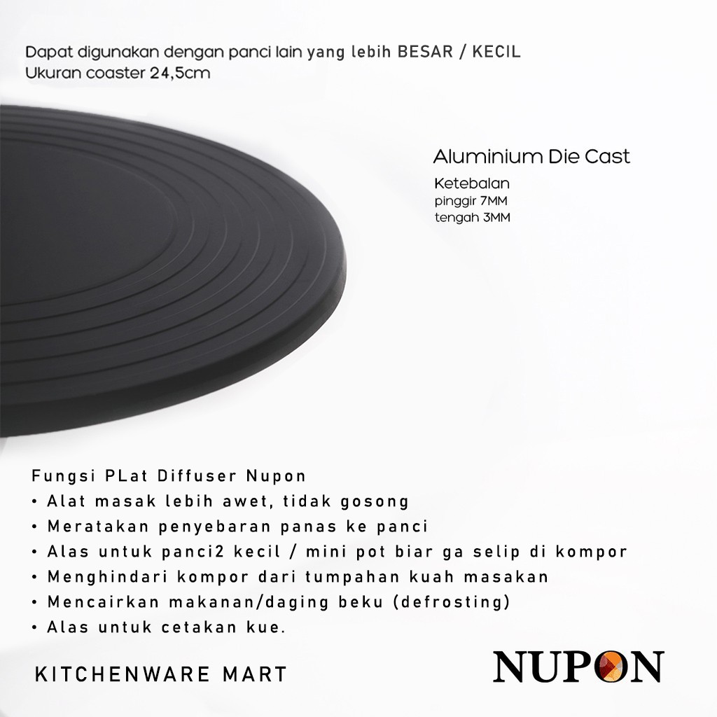 Jual Plat Diffuser Nupon -Tatakan Panci Nupon -ALPOT- Alas Panci ...