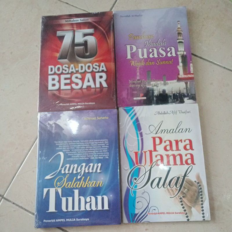 Jual paket hemat buku agama" 75 DOSA-DOSA BESAR, PANDUAN IBADAH PUASA ...
