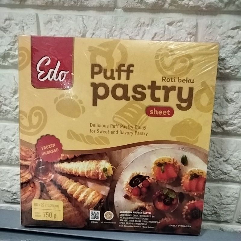 Jual EDO PUFF PASTRY SHEET 750 GR | Shopee Indonesia