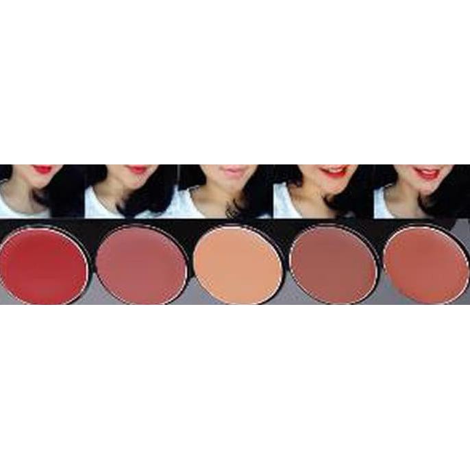 Jual UNIK Make Over Lip Color Palette Retro Red 01 5x1,7 g Berkualitas ...